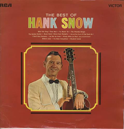 Hank Snow The Best Of Hank Snow UK vinyl LP album (LP record) (328701)