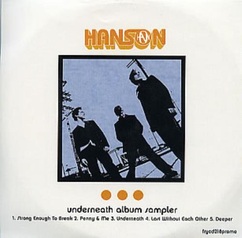 Hanson Underneath Album Sampler UK Promo 2-disc CD/DVD set (313439)