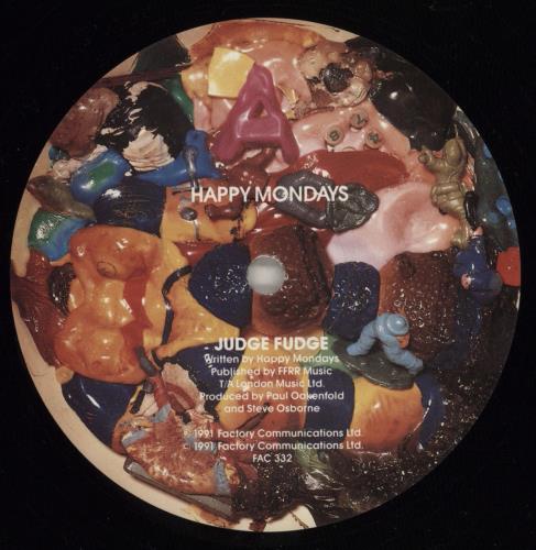 Happy Mondays Judge Fudge UK 12" vinyl single (12 inch record / Maxi ...