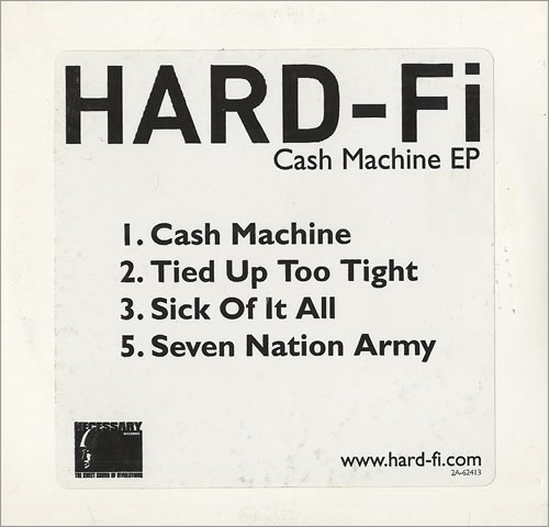 Hard-Fi Cash Machine EP US Promo CD single (CD5 / 5") (460792)