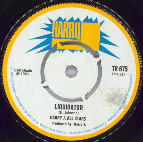 Harry J. All Stars Liquidator - 4Pr UK 7" vinyl single (7 inch record ...