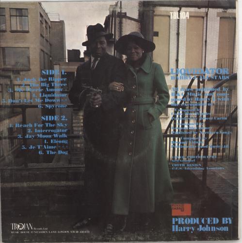 Harry J. All Stars Liquidator UK vinyl LP album (LP record) (590146)