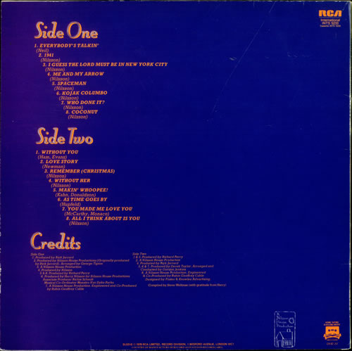 Harry Nilsson Harry Nilsson's Greatest Hits UK vinyl LP album (LP ...