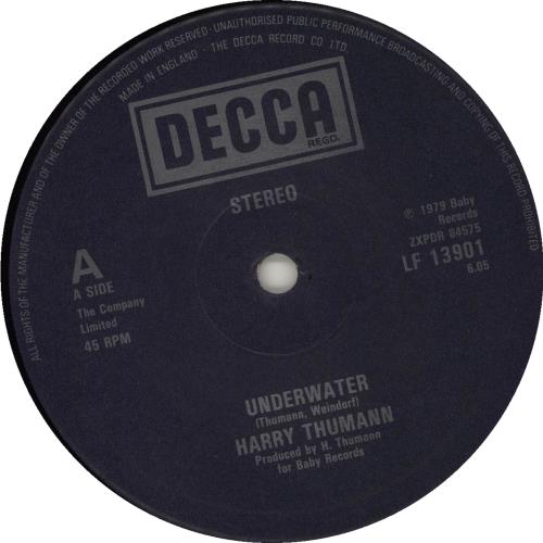 Harry Thumann Underwater UK 12" vinyl single (12 inch record / Maxi ...