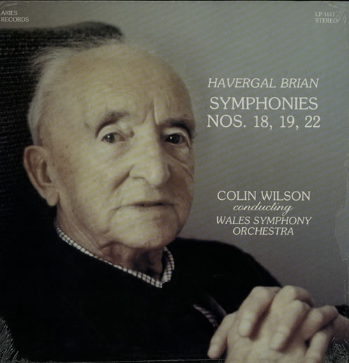 Havergal Brian Symphonies Nos. 18, 19, 22 US vinyl LP album (LP record ...