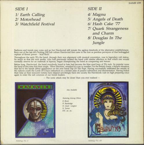 Hawkwind Anthology Volume II - Mispres UK picture disc LP (vinyl ...