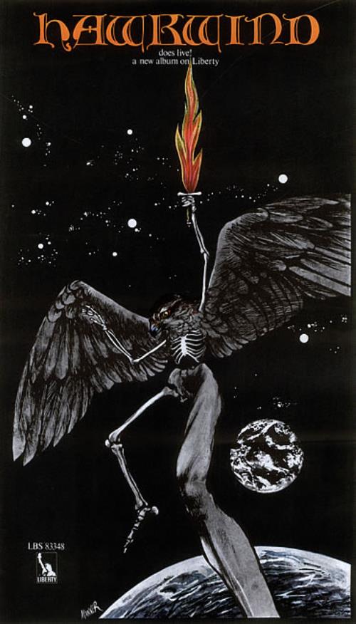 Hawkwind Hawkwind Does Live! UK Promo poster (511765)