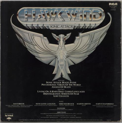 Hawkwind Sonic Attack UK vinyl LP album (LP record) (762591)