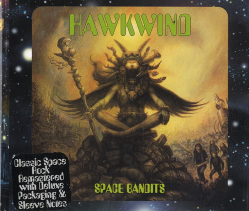 Hawkwind Space Bandits UK CD album (CDLP) (578573)