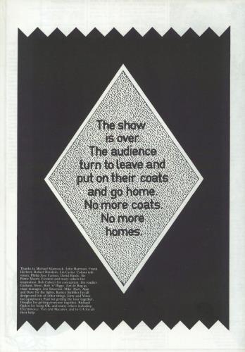 Hawkwind Space Ritual - Near Mint UK tour programme (813233) TOUR PROGRAMME