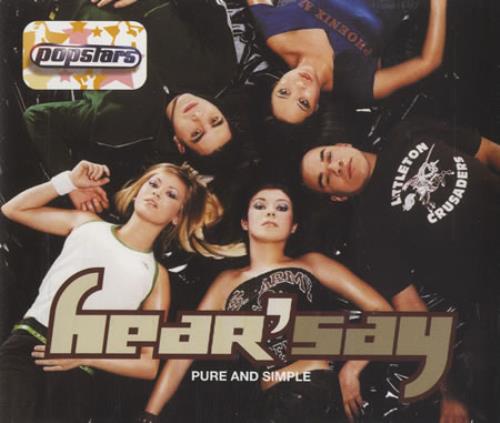 Hear'say Pure And Simple UK Promo CD single (CD5 / 5") (188307)