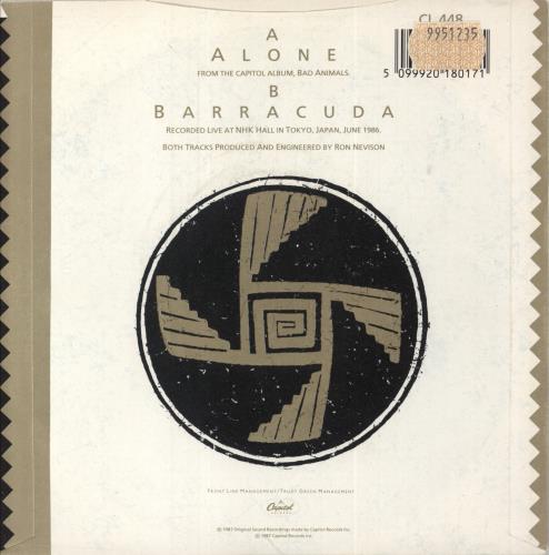 Heart Alone UK 7" vinyl single (7 inch record / 45) (103566)