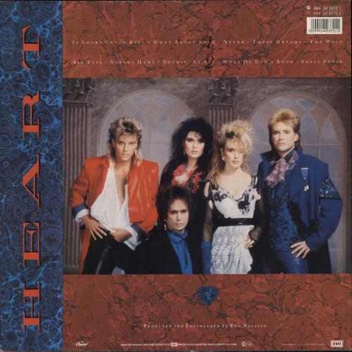 Heart Heart German vinyl LP album (LP record) (825001)