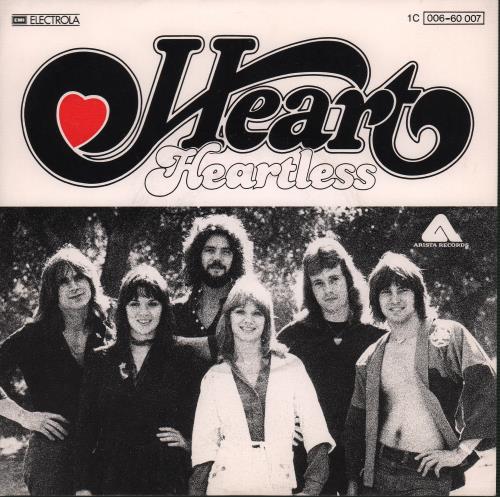 Heart Heartless German 7" vinyl single (7 inch record / 45) (187614)