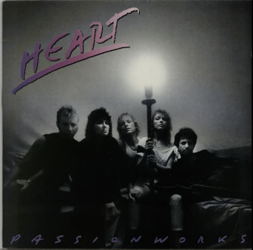 Heart Passionworks - Promo-Stamped UK vinyl LP album (LP record) (612529)