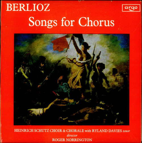 Hector Berlioz Songs for Chorus UK vinyl LP album (LP record) (527100)