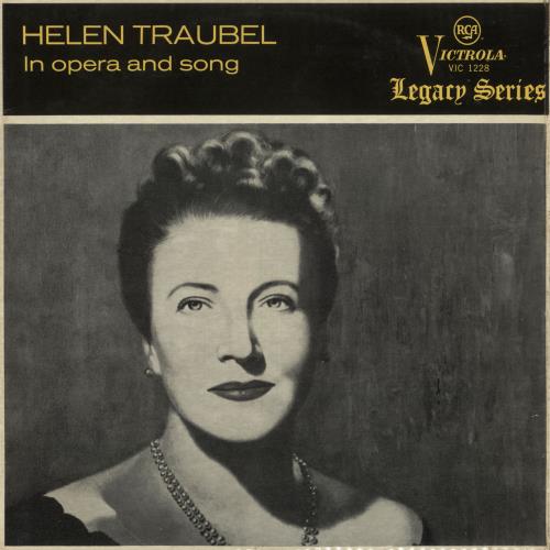 Helen Traubel In Opera And Song UK vinyl LP album (LP record) (746731)
