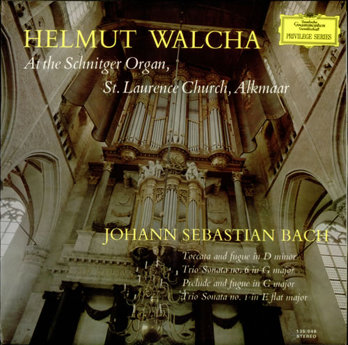 Helmut Walcha Bach Organ Works German vinyl LP album (LP record) (533351)