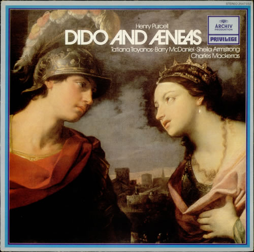 Henry Purcell Dido and Aeneas UK vinyl LP album (LP record) (537347)