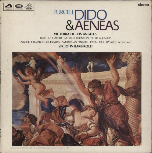 Henry Purcell Purcell: Dido And Aeneas UK vinyl LP album (LP record) (843719)