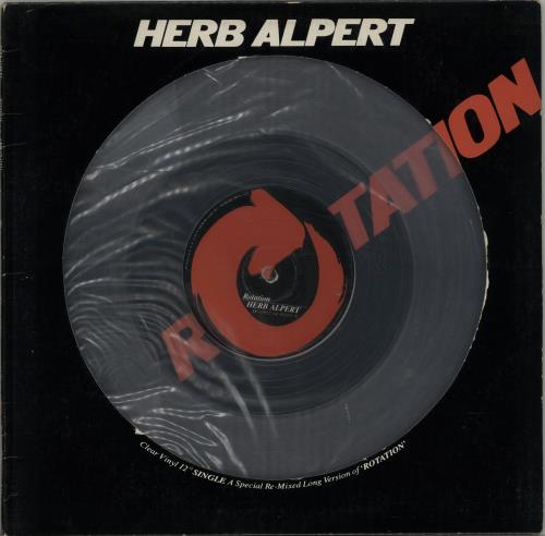 Herb Alpert Rotation - Clear Vinyl US 12" vinyl single (12 inch record ...