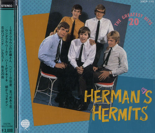 Herman's Hermits The Greatest Hits 20 Japanese CD album (CDLP) (545494)