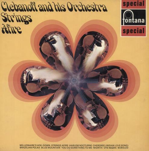Herman Clebanoff Strings Afire UK vinyl LP album (LP record) (748849)