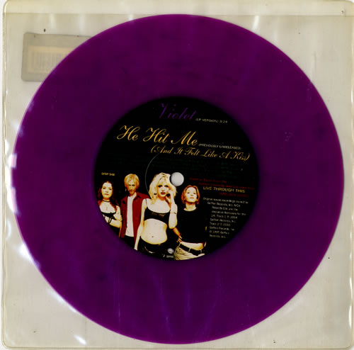 Hole Violet - Violet Vinyl UK 7" vinyl single (7 inch record / 45) (97685)