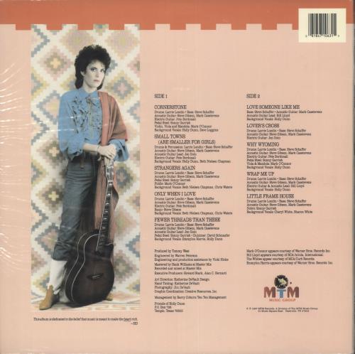 Holly Dunn Cornerstone US vinyl LP album (LP record) (721631)