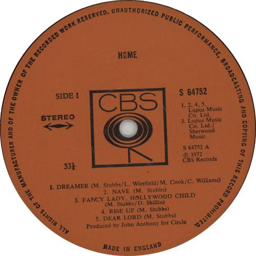 Home Home - 1st UK vinyl LP album (LP record) (115658)