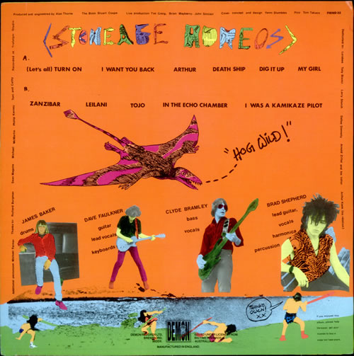 Hoodoo Gurus Stoneage Romeos UK vinyl LP album (LP record) (519622)