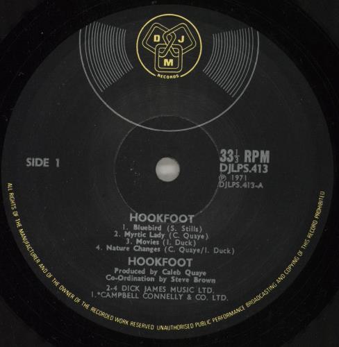 Hookfoot Hookfoot - Ruby Red UK vinyl LP album (LP record) (723910)