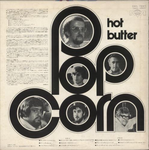 Hot Butter Popcorn Japanese vinyl LP album (LP record) (873931)