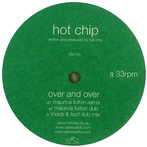 Hot Chip Over And Over US 12" vinyl single (12 inch record / Maxi ...