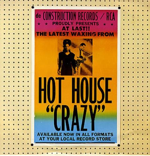 Hot House Crazy UK 12" vinyl single (12 inch record / Maxi-single) (138678)