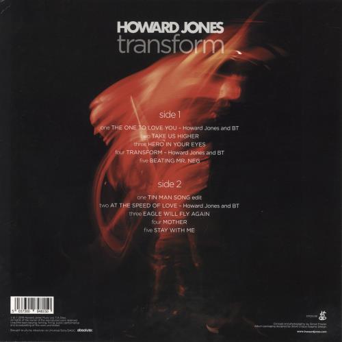 Howard Jones Transform UK vinyl LP album (LP record) (818187)