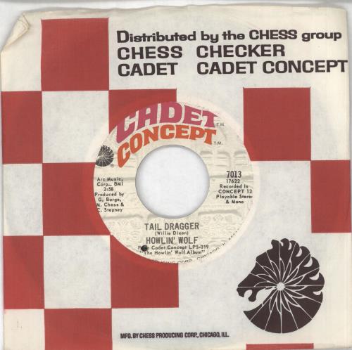 Howlin' Wolf Evil / Tail Dragger US 7" vinyl single (7 inch record / 45 ...