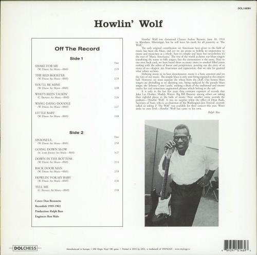 Howlin' Wolf Howlin' Wolf UK vinyl LP album (LP record) (791195)