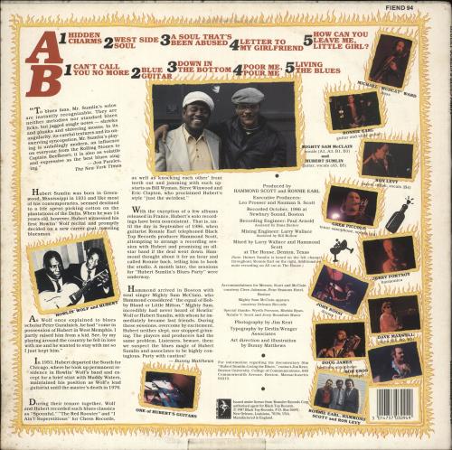 Hubert Sumlin Hubert Sumlin's Blues Party UK vinyl LP album (LP record ...
