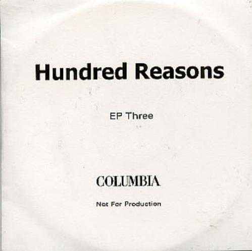 Hundred Reasons EP Three UK Promo CD-R acetate (298695)