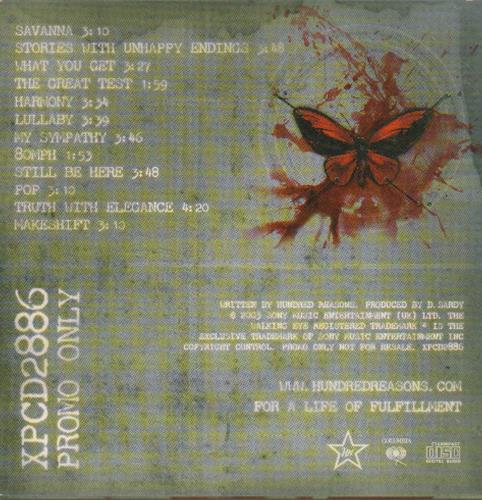 Hundred Reasons Shatterproof Is Not A Challenge UK Promo CD album (CDLP ...