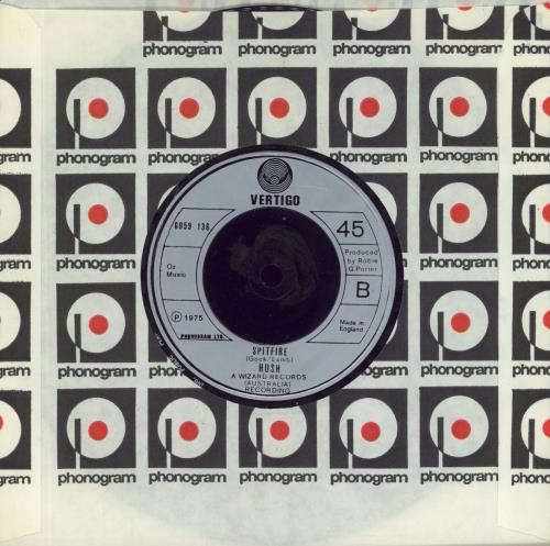 Hush (UK) Glad All Over UK 7" vinyl single (7 inch record / 45) (805795)