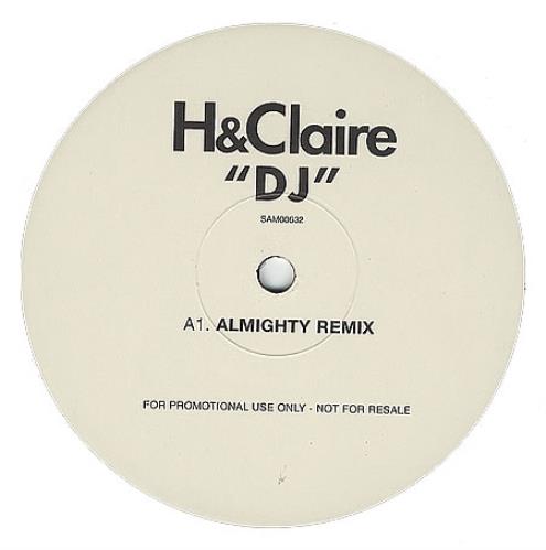 H & Claire DJ UK Promo 12" vinyl single (12 inch record / Maxi-single ...