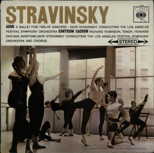 Igor Stravinsky Agon / Canticum Sacrum UK vinyl LP album (LP record ...