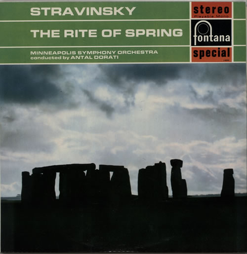 Igor Stravinsky The Rite Of Spring (Le Sacre Du Printemps) UK vinyl LP album (LP record) (641731)