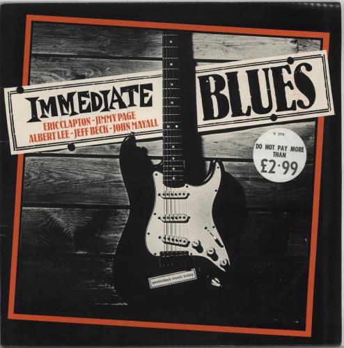 Immediate Label Immediate Blues - stickered p/s UK vinyl LP album (LP ...