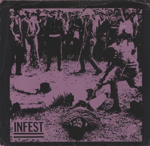 Infest Infest - Purple Sleeve US 7" vinyl single (7 inch record / 45 ...