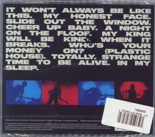 Inhaler It Won't Always Be Like This - Sealed UK CD album (CDLP) (798182)