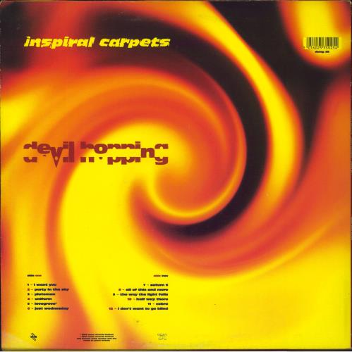 Inspiral Carpets Devil Hopping UK vinyl LP album (LP record) (805719)