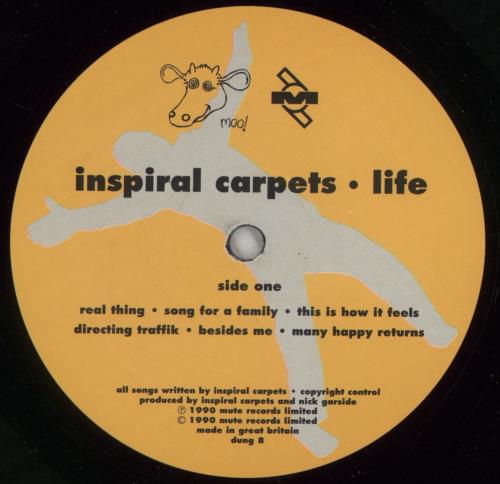 Inspiral Carpets Life UK vinyl LP album (LP record) (266841)